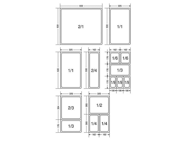 Gastronorm Container GN 1/1 - Height 10cm - Matfer - Meilleur du Chef