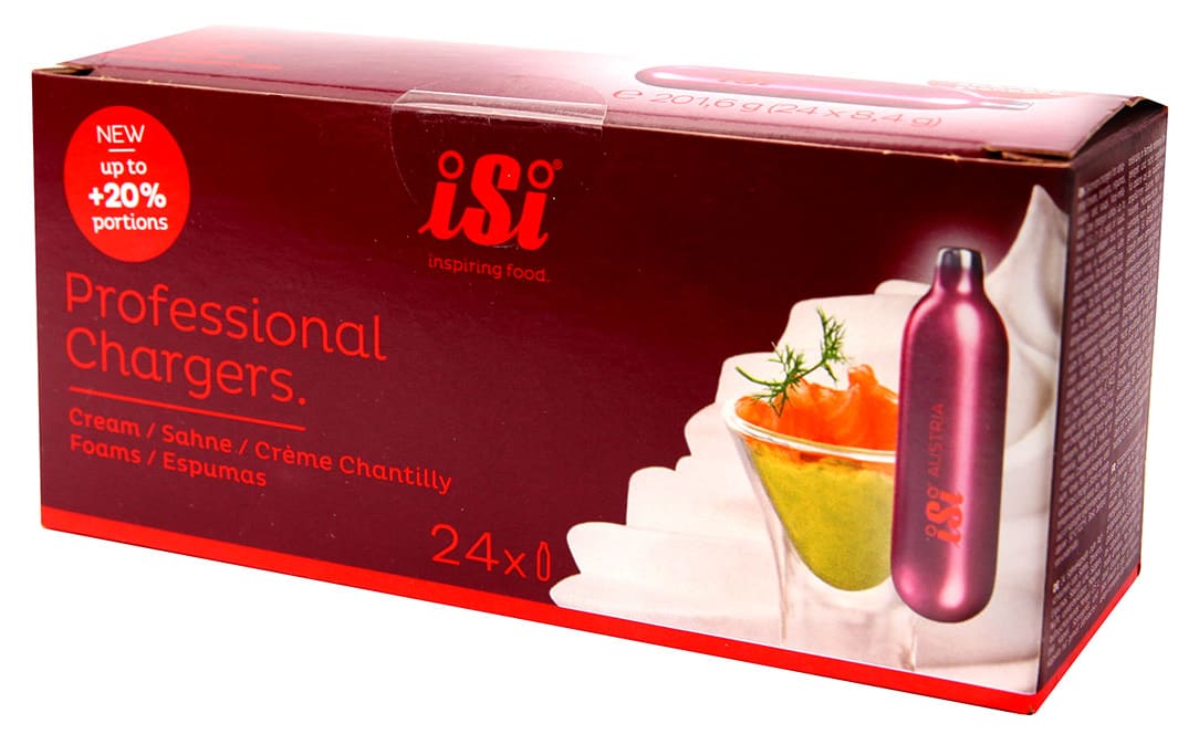 Gas Cartridges - Box of 24 - iSi - Meilleur du Chef
