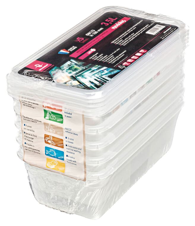 Modulus Gastronorm Container GN 1/3 (x 5) - Height 10cm - 32.5 x 17.6cm - Matfer - Meilleur du Chef