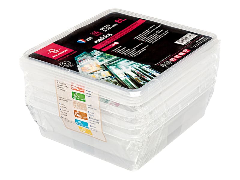 Modulus Gastronorm Container GN 2/3 (x 4) - Height 15cm - 35 x 32.5cm - Matfer - Meilleur du Chef