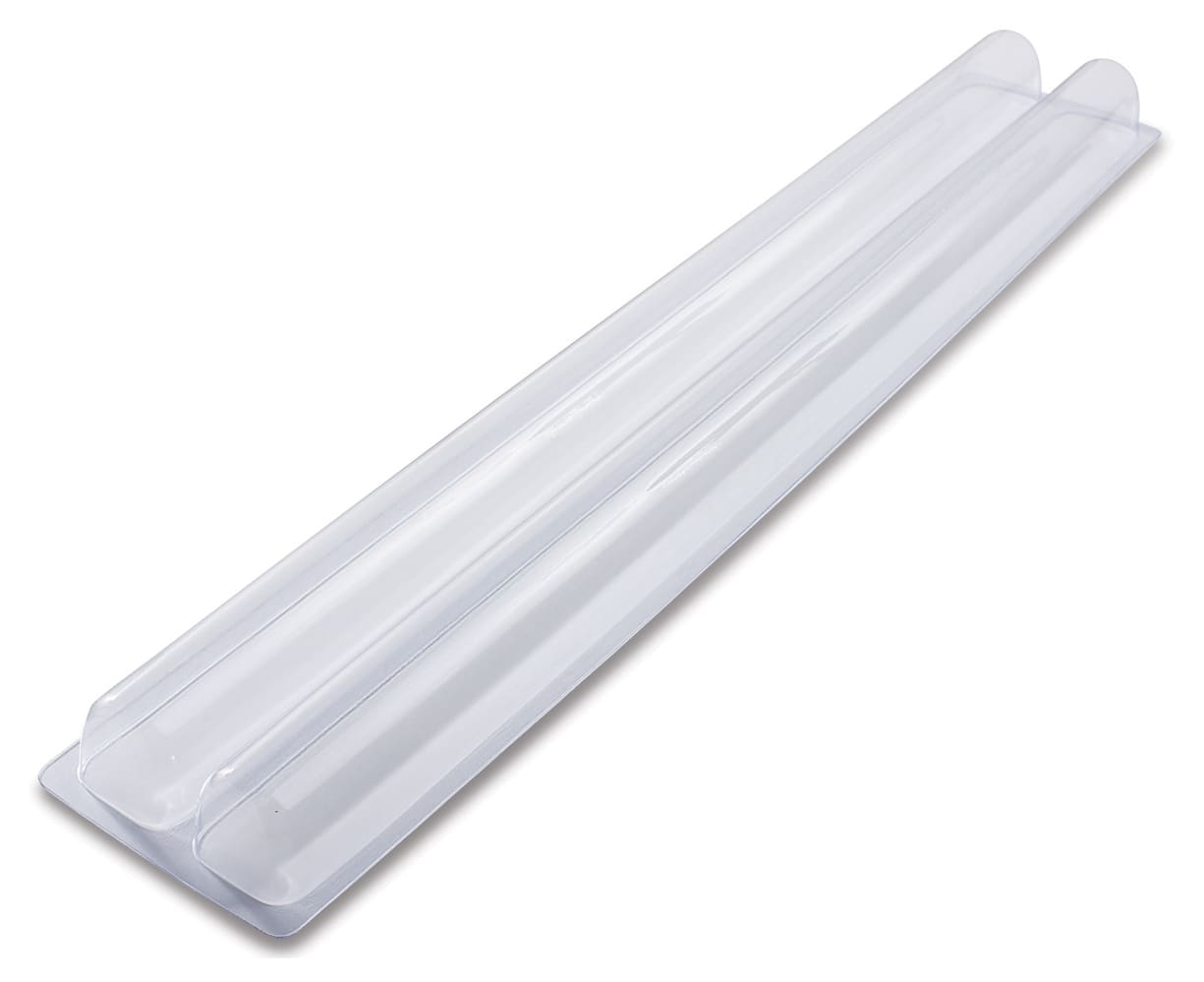 Plastic Mould for Mini Yule Log or Insert - L 57cm - 4 x 3cm (x 10 ...