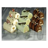 Plastic Mould for Mini Yule Log or Insert - L 57cm - 4 x 3cm (x 10 ...