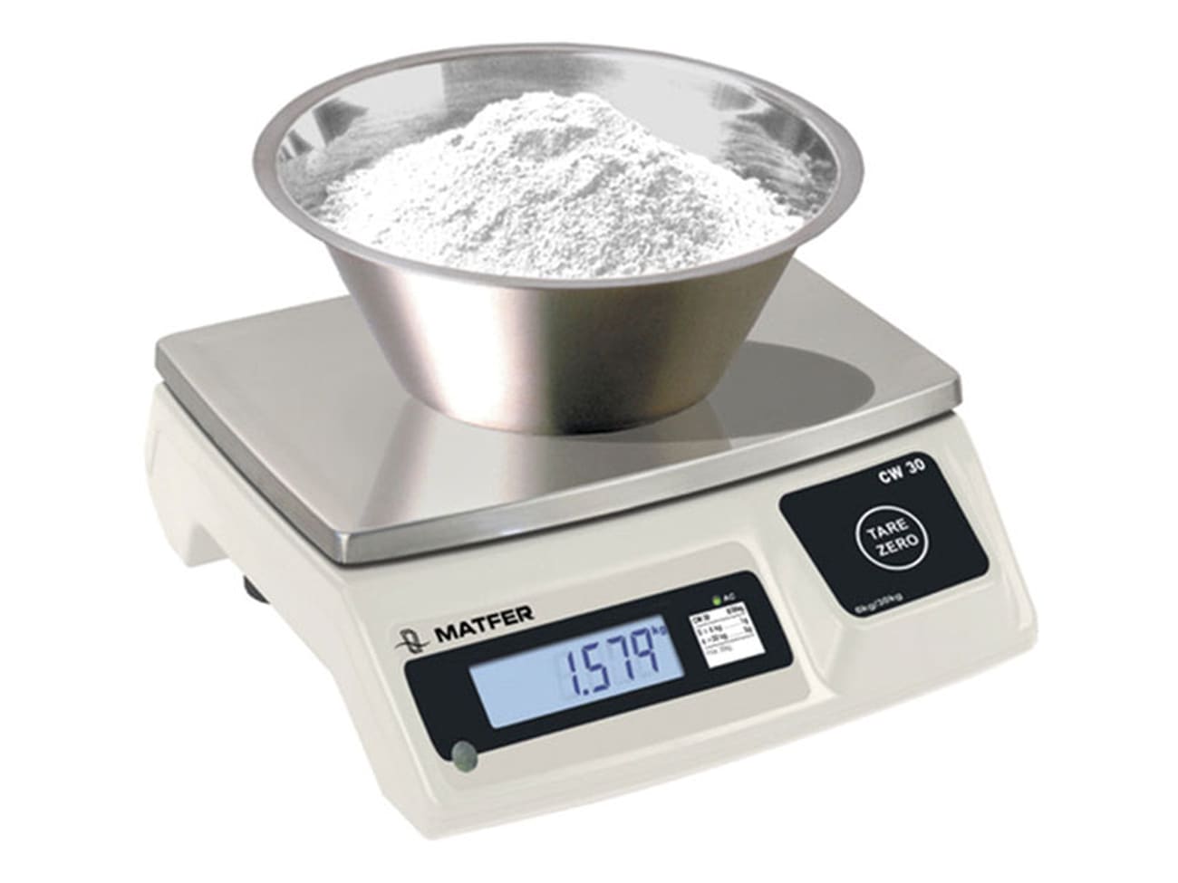 Commercial Kitchen Scale - 30kg / 1 to 5g - CW30 - Matfer - Meilleur du ...