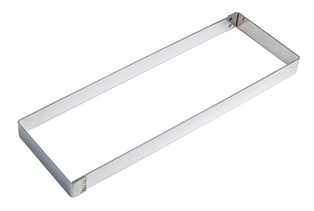 Rectangular Cake Frame - ht 2,5 cm - 37 x 11cm - Matfer - Meilleur du Chef