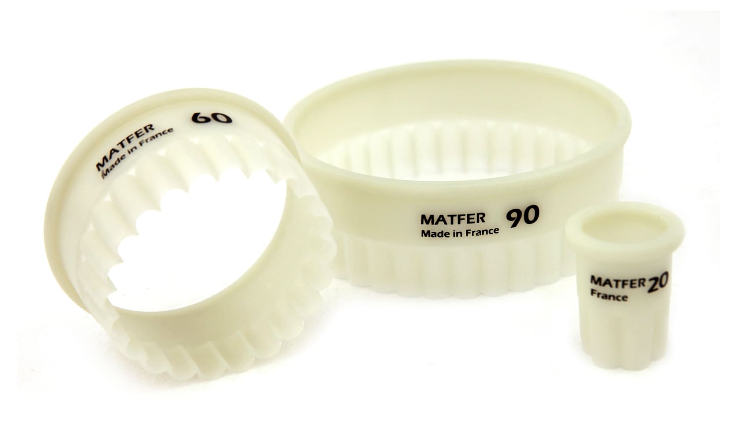 Round Fluted Pastry Cutter - Exoglass® - Ø 11cm - Matfer - Meilleur du Chef