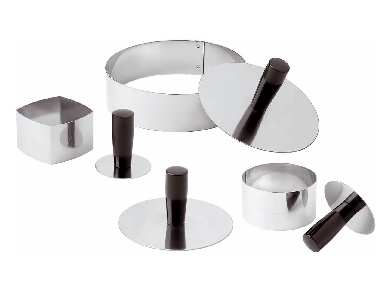 Round Pastry Pusher - Stainless Steel - Ø 14cm - Matfer - Meilleur du Chef