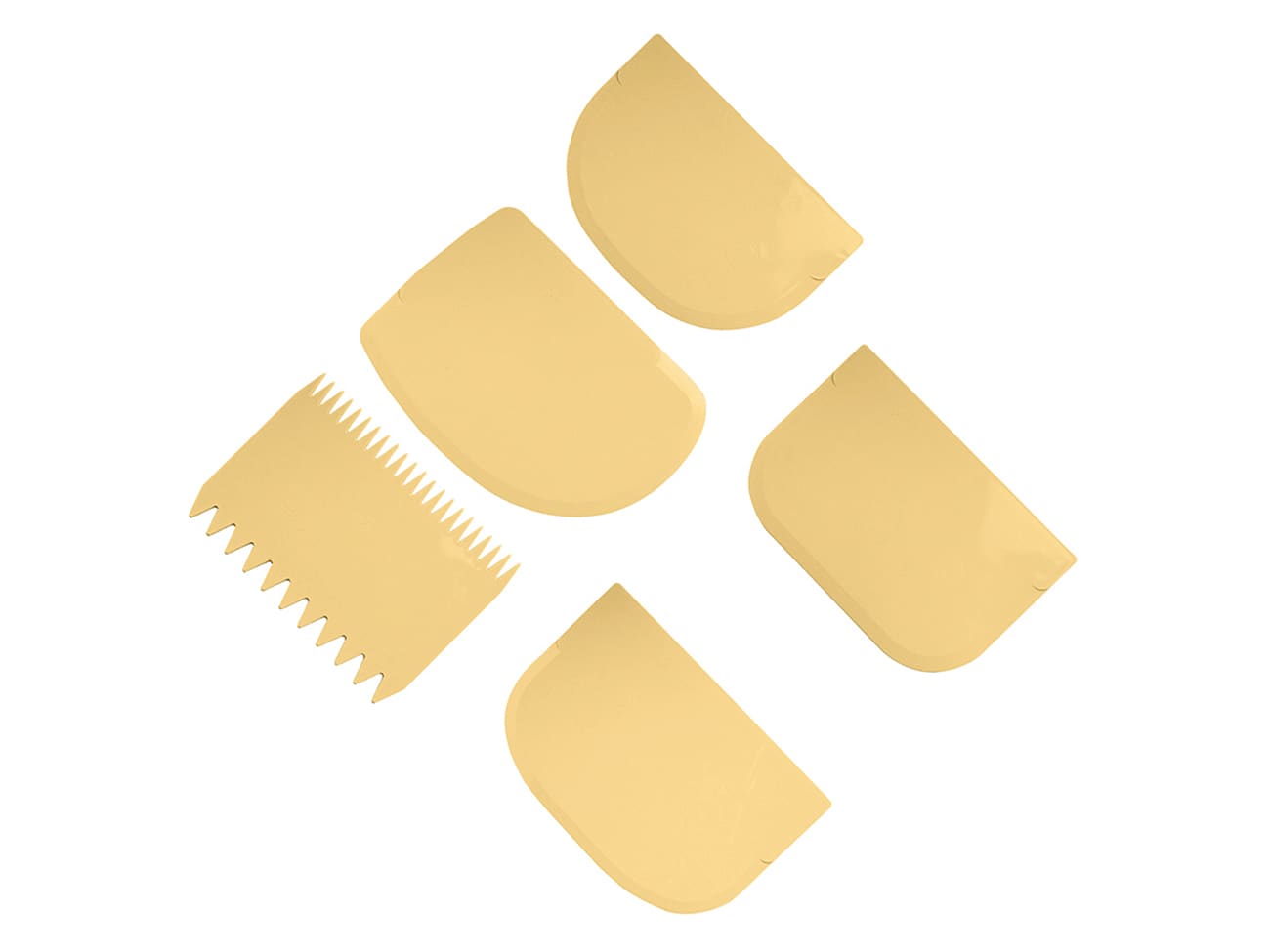 Set of 5 scrapers, plastic - Meilleur du Chef