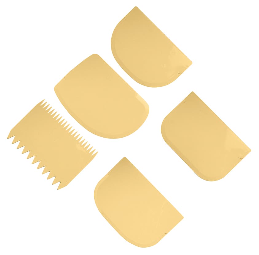 Set of 5 scrapers, plastic - Meilleur du Chef