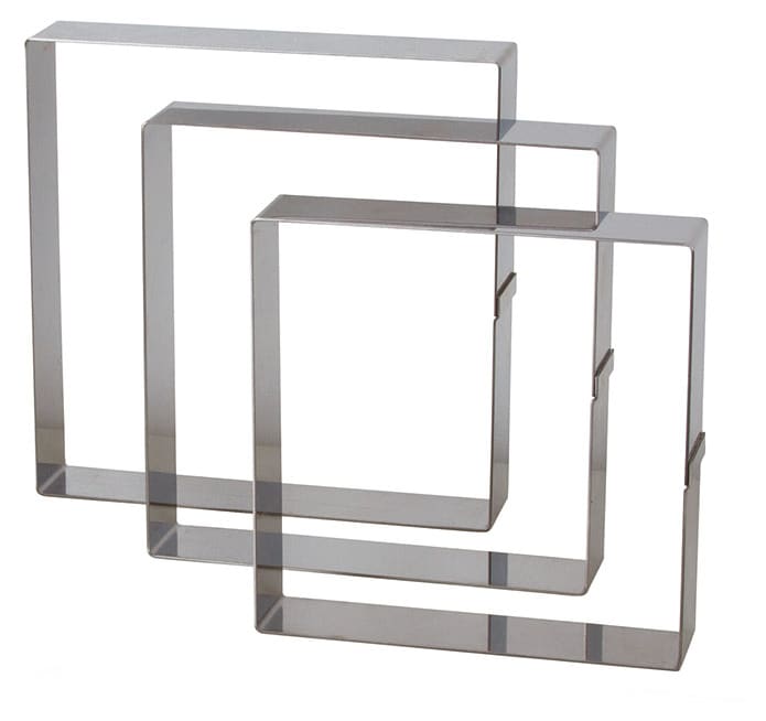 Square Cake Frame - 17 x 17cm - Matfer - Meilleur du Chef
