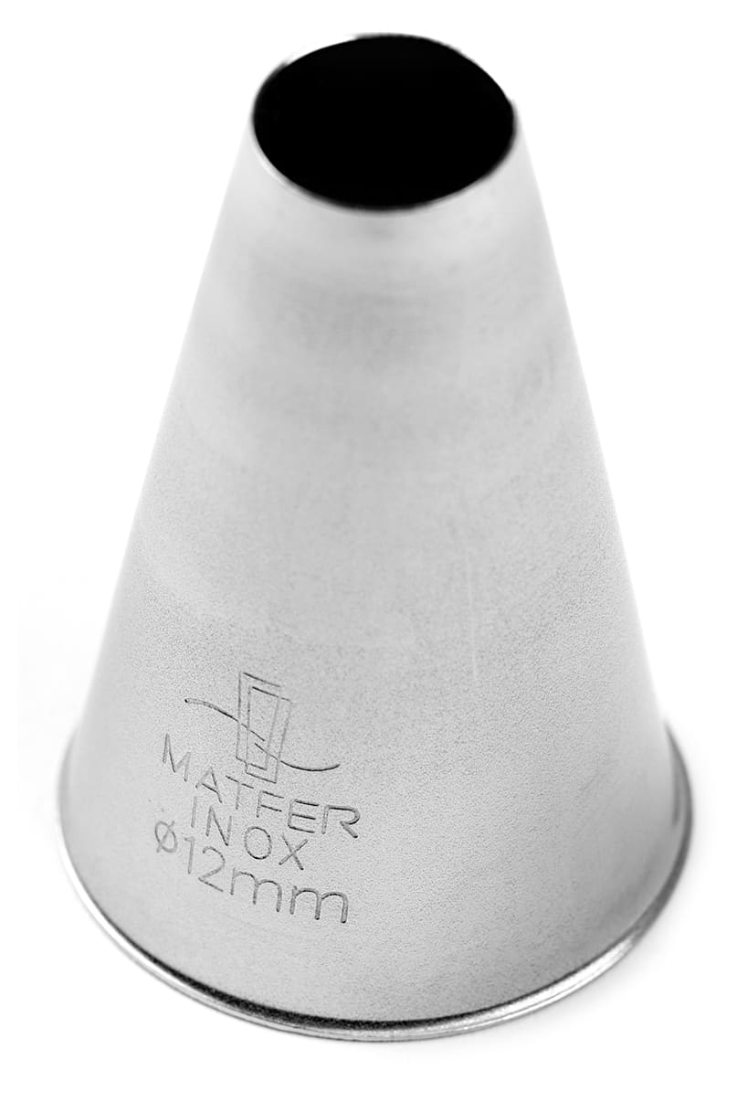 Stainless Steel Plain Nozzle - Ø 1,2cm - Matfer - Meilleur du Chef