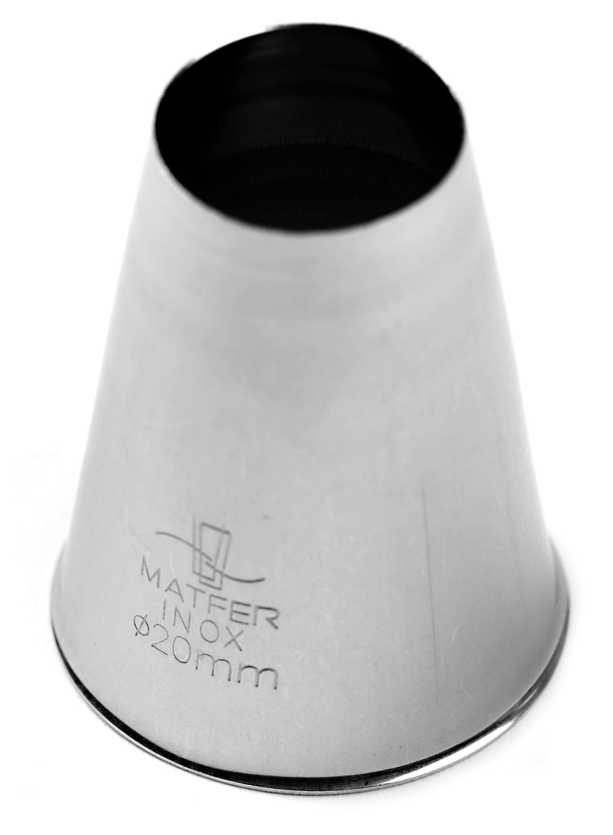 Stainless Steel Plain Nozzle - Ø 2cm - Matfer - Meilleur du Chef