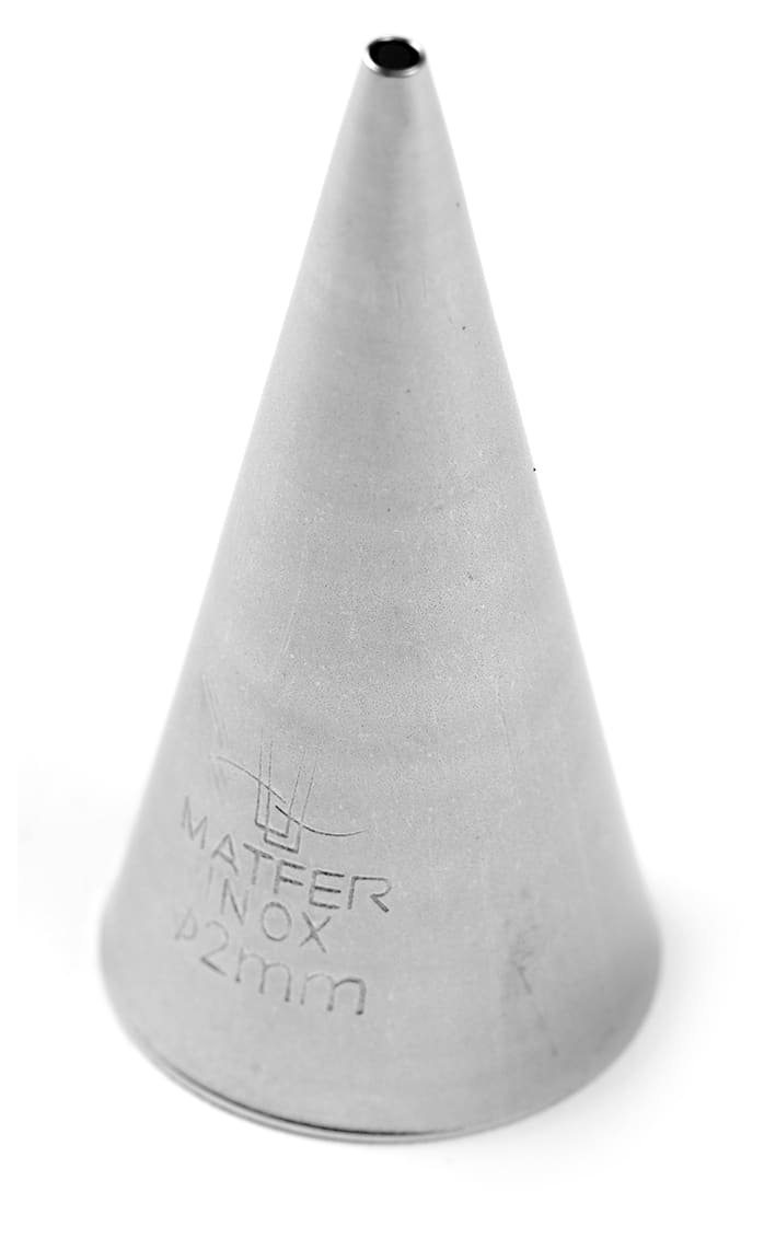 Stainless Steel Plain Nozzle - Ø 2mm - Matfer - Meilleur du Chef