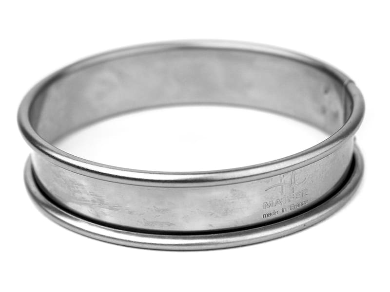 Stainless Steel Tart Ring - ht 1.6cm - Ø 8.5cm - Matfer - Meilleur du Chef