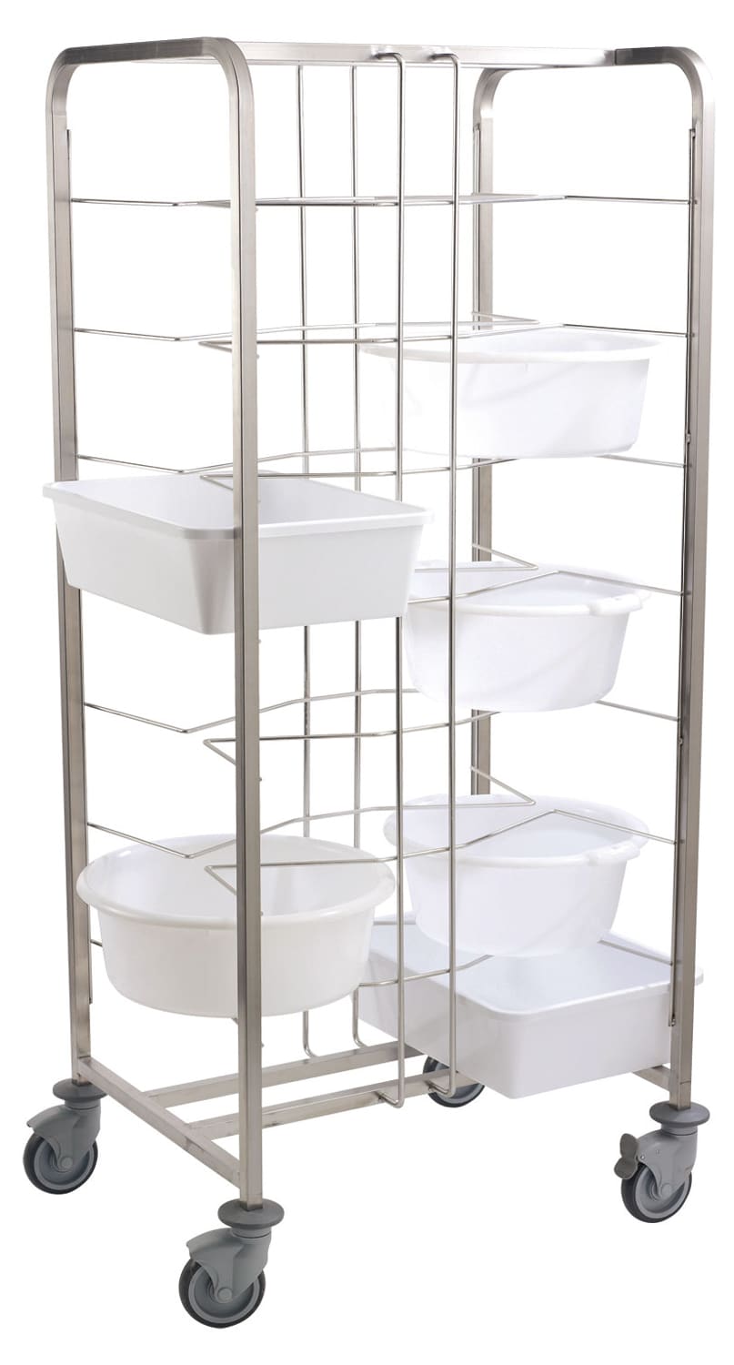 Trolley for dough containers - Trolley for 16 dough containers ...