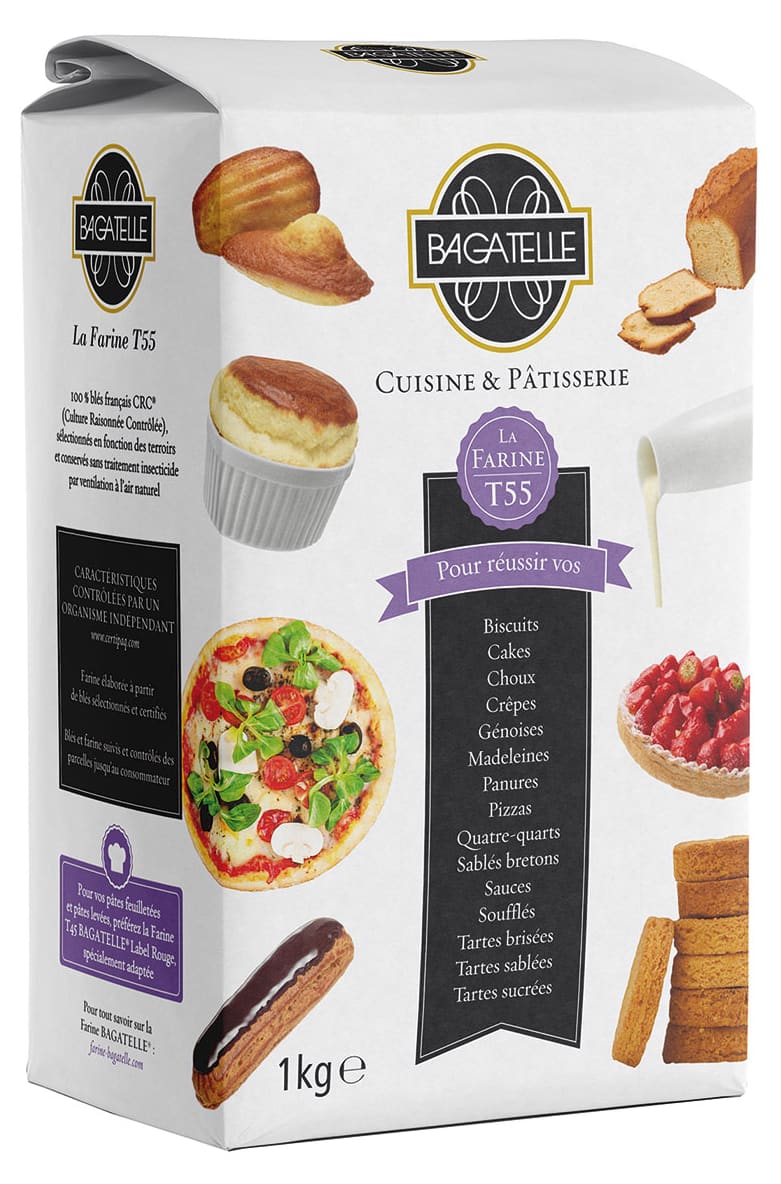 Bagatelle T55 Flour - 1kg - Moulin Maury - Meilleur du Chef