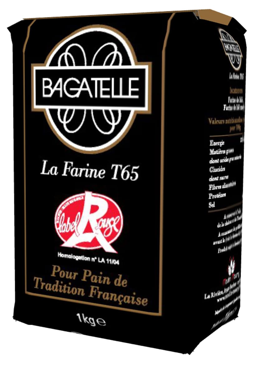 Bagatelle T65 Flour - Label Rouge - 1kg - Moulin Maury - Meilleur du Chef