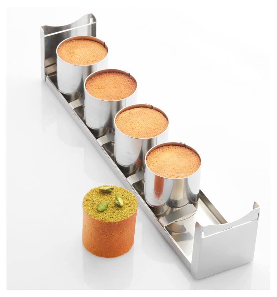 Rail of 5 mini cylinders - Ø 6 x ht 6cm - Martellato - Meilleur du Chef