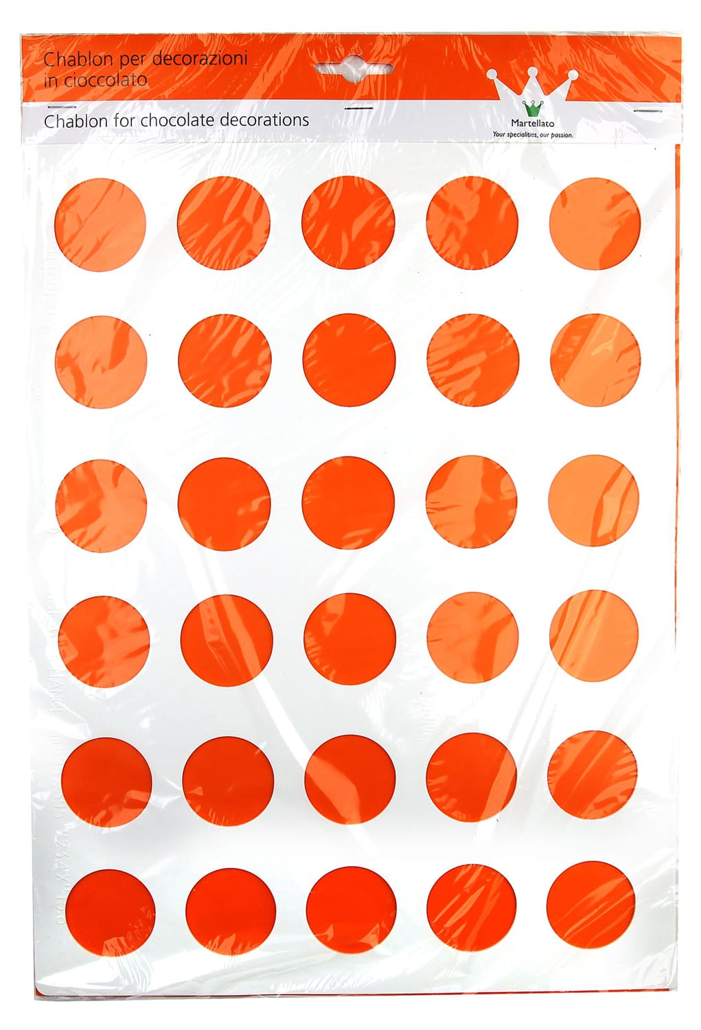 Silicone Disc Stencil Mat - Ø 4.2cm - Martellato - Meilleur du Chef