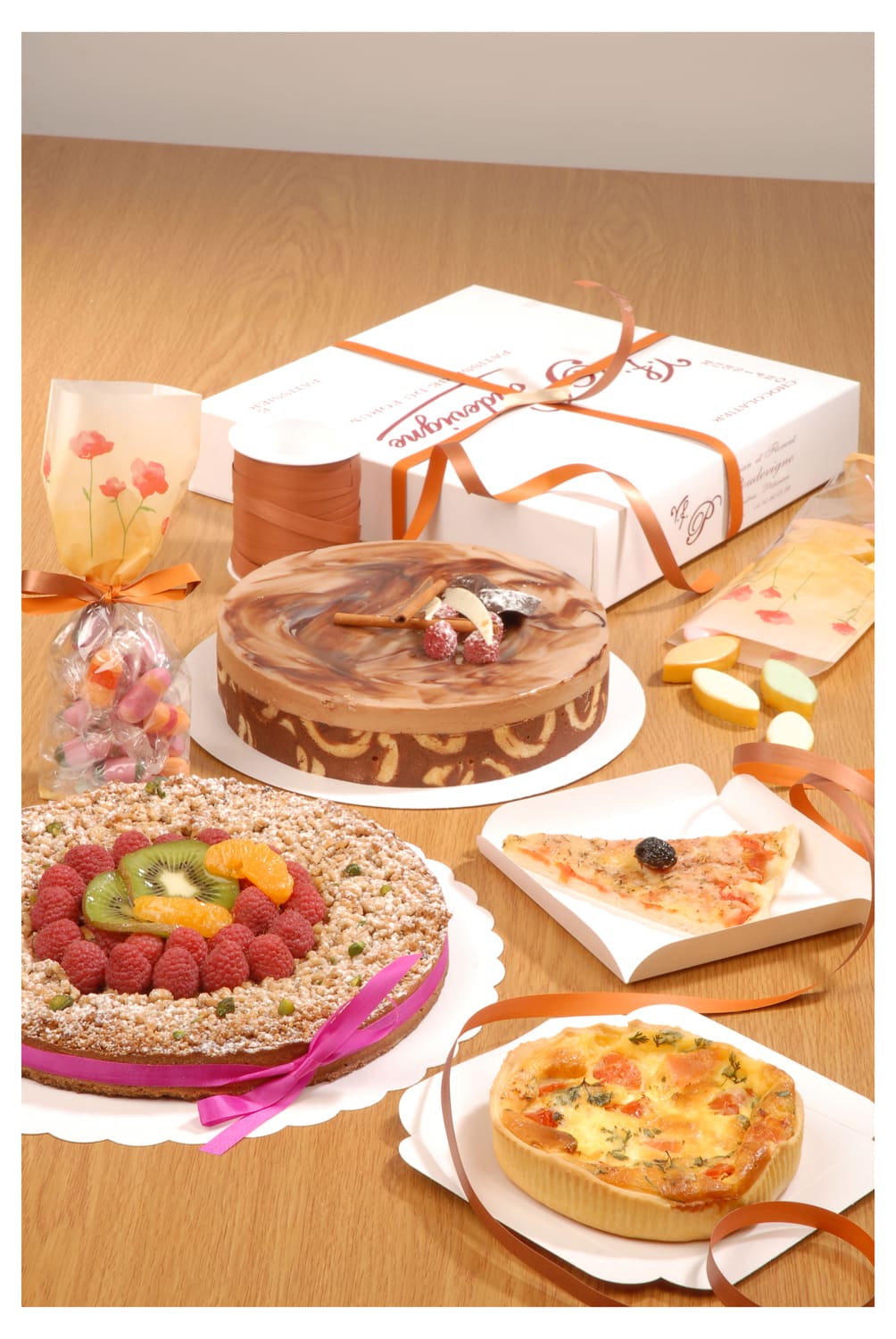 White Square Cake Slice U-Card (x 250) - 9 x 9cm - Nordia - Meilleur du ...