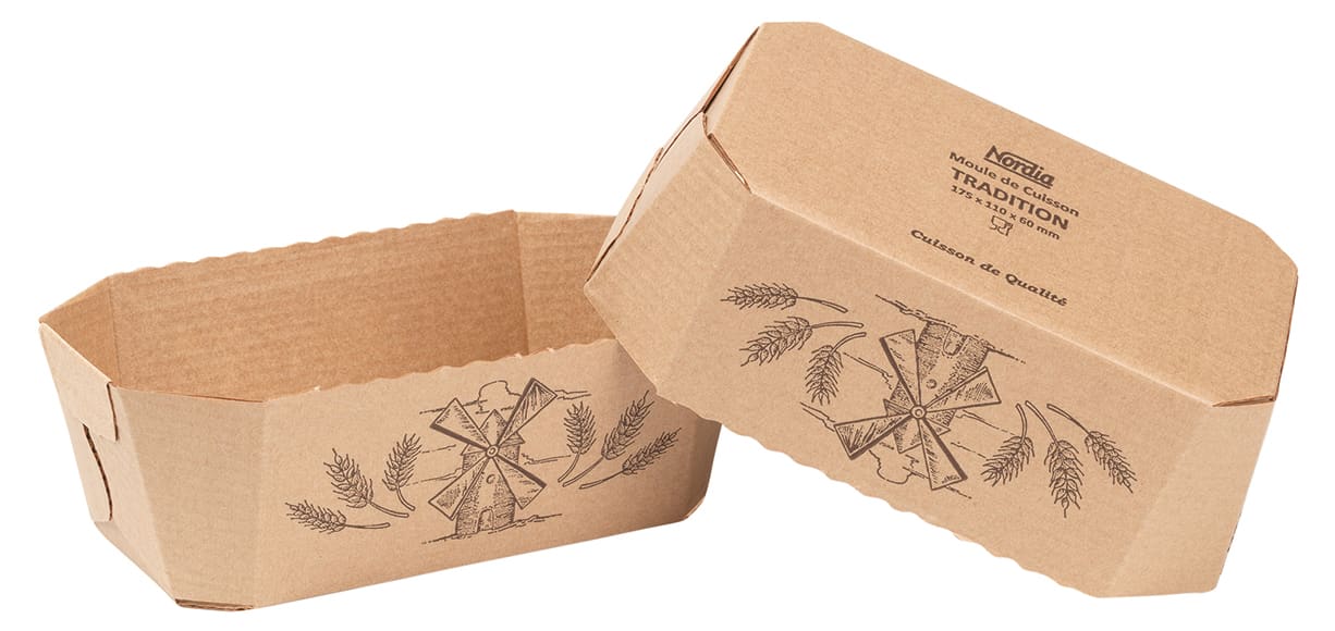 Cardboard Baking Mould - Bread & Brioche - 50 moulds - Nordia ...