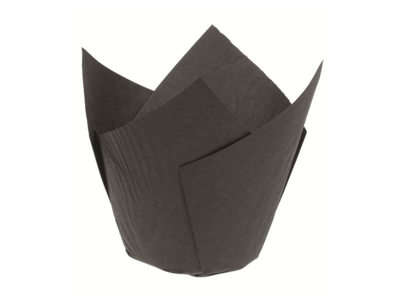 Case Tulipcup black (x 200) - straight - Ø 5 x Ht 8 cm - Nordia ...