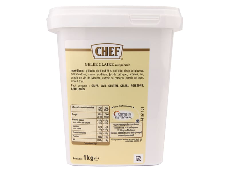 Clear Jelly - 1kg - Chef® - Meilleur du Chef