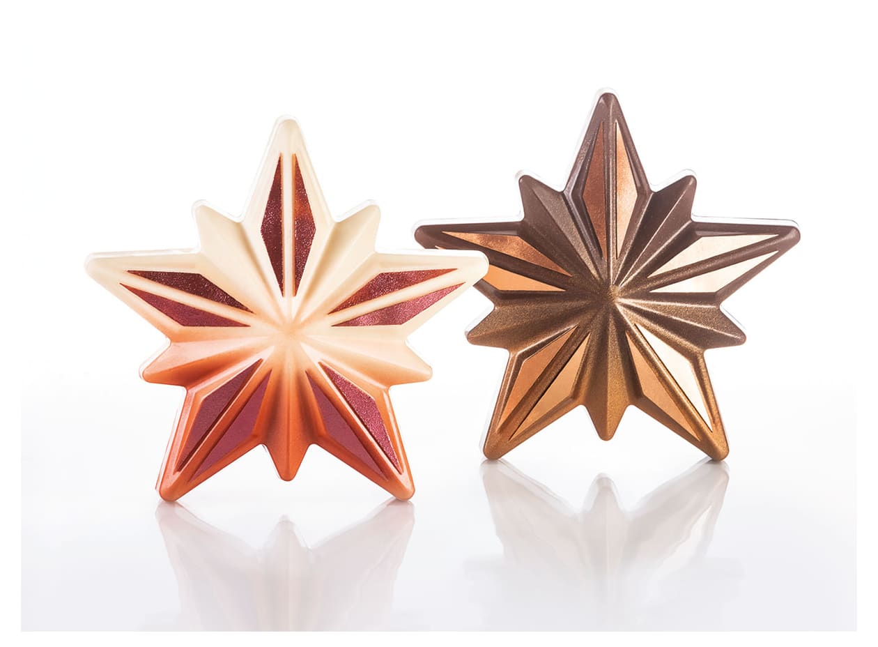 Christmas Star Chocolate Mould - Polaris - Pavoni - Meilleur du Chef