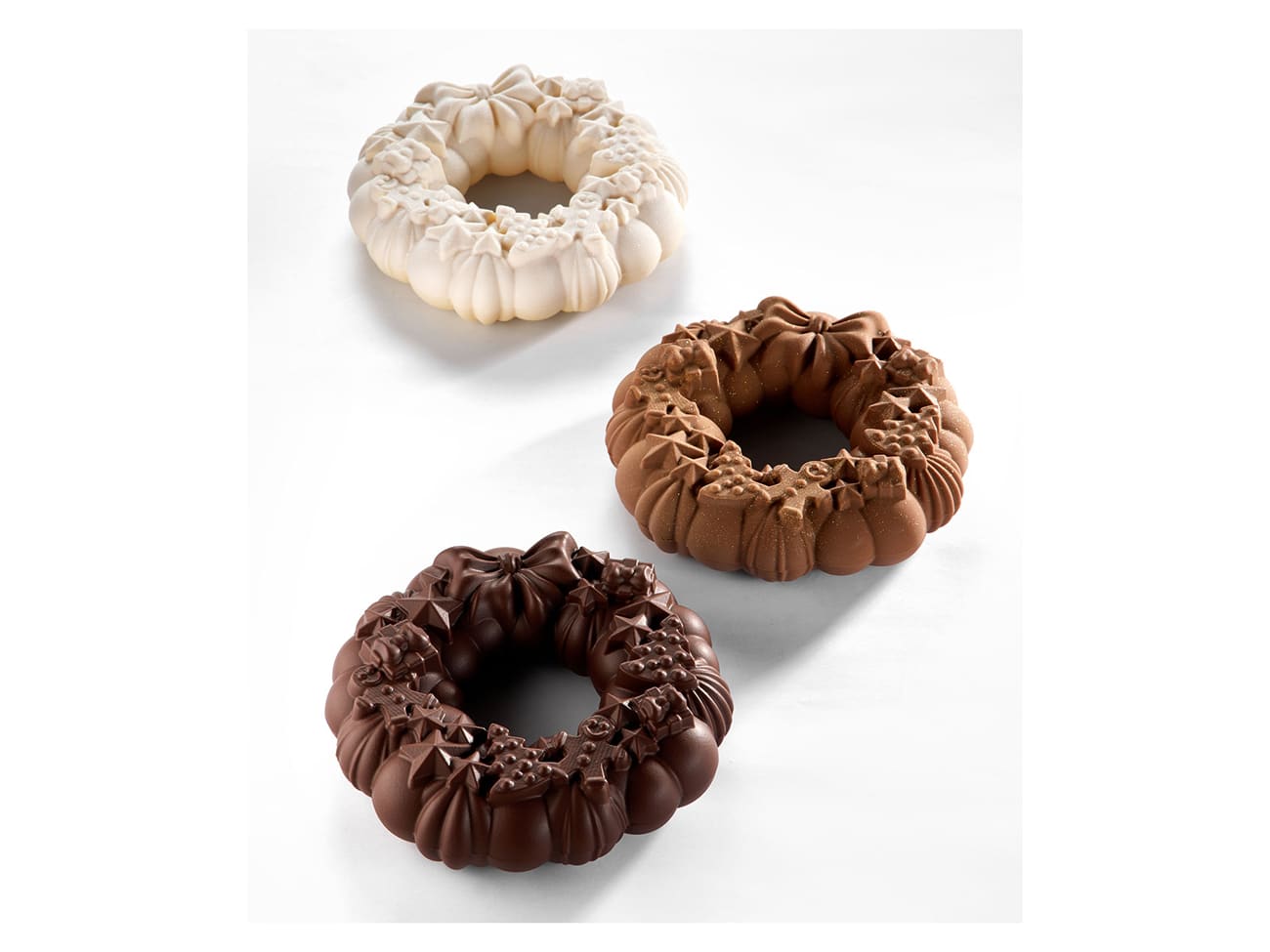 Christmas Wreath Chocolate Mould - Pavoni - Meilleur du Chef