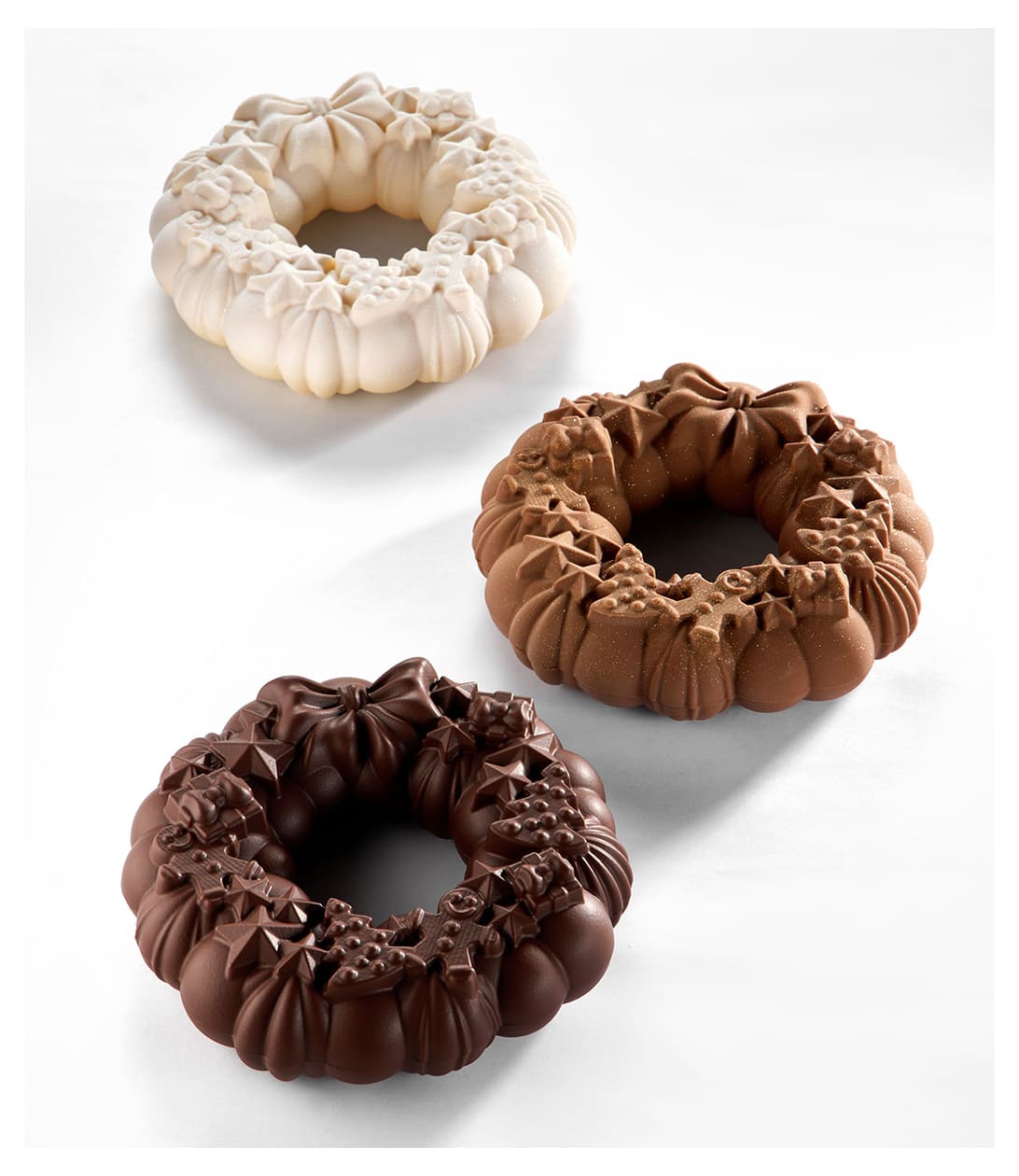 Christmas Wreath Chocolate Mould - Pavoni - Meilleur du Chef