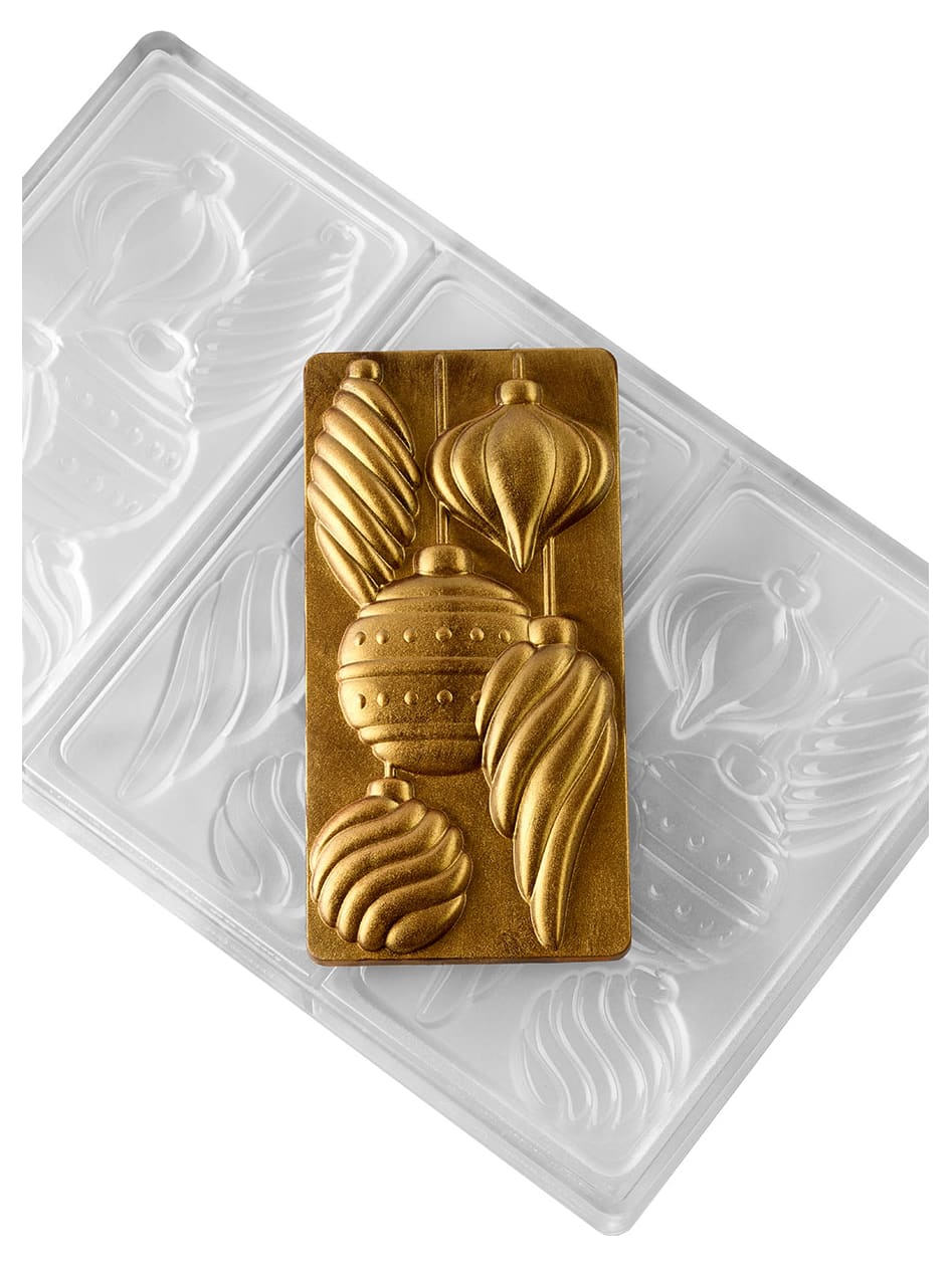 Chocolate Mould "Xmas Spirit" - 3 bars - By Fabrizio Fiorani - Pavoni ...