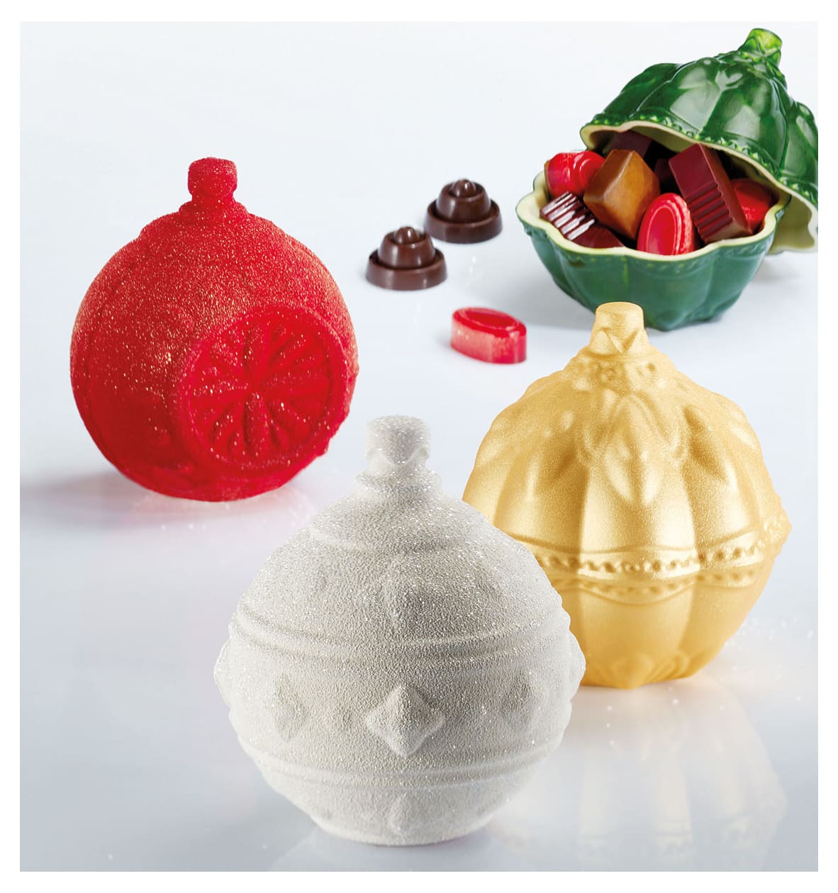 Christmas Bauble Thermoformed Chocolate Mould - Pavoni - Meilleur du Chef