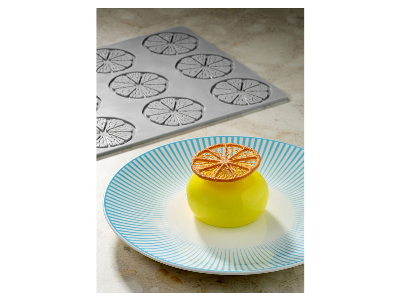 Silicone Mould - Lemon slice - 30 x 20cm - Pavoni - Meilleur du Chef