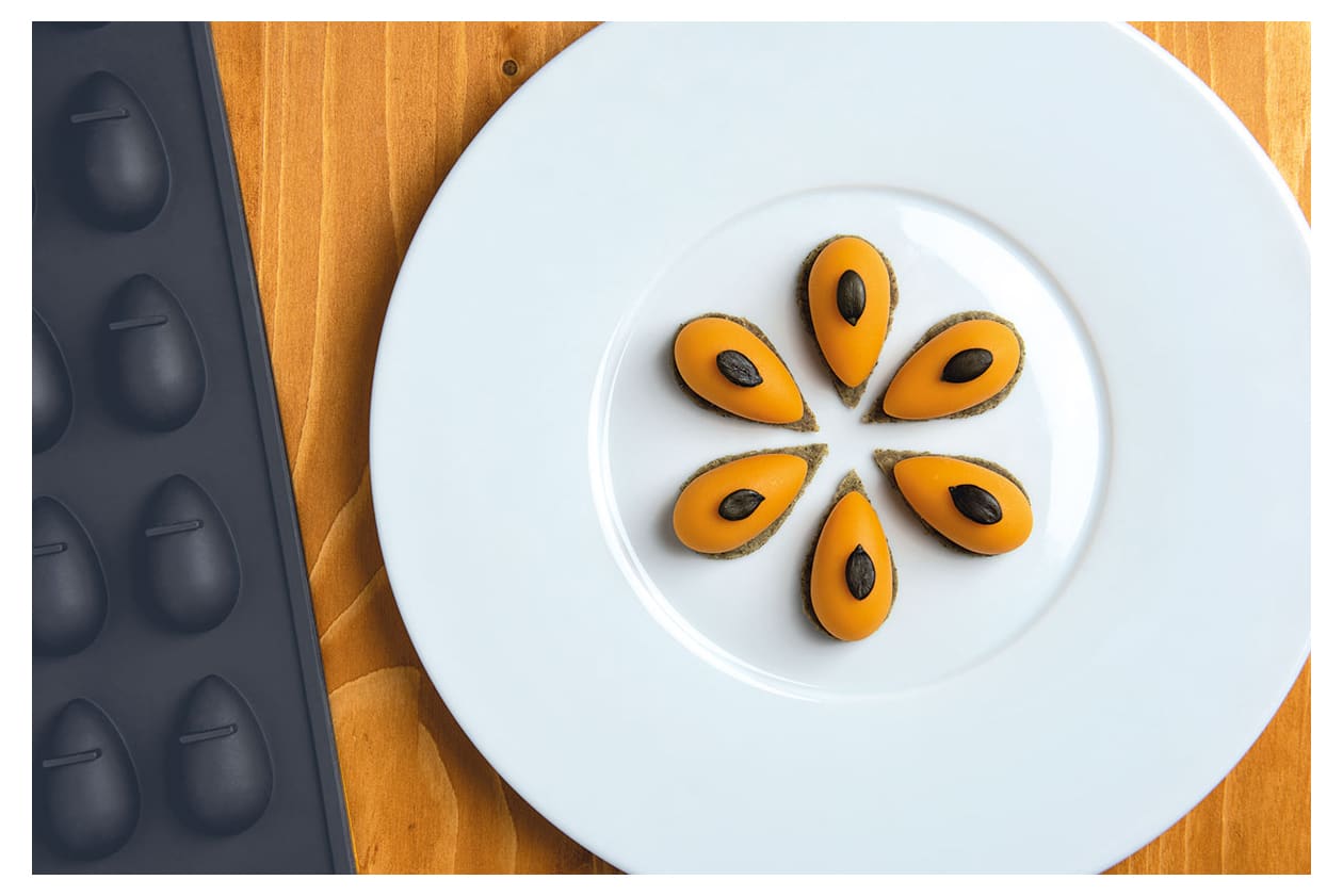 Pavoflex Non-Stick Silicone Mould - 100 Mini Quenelles - 60 x 40cm ...