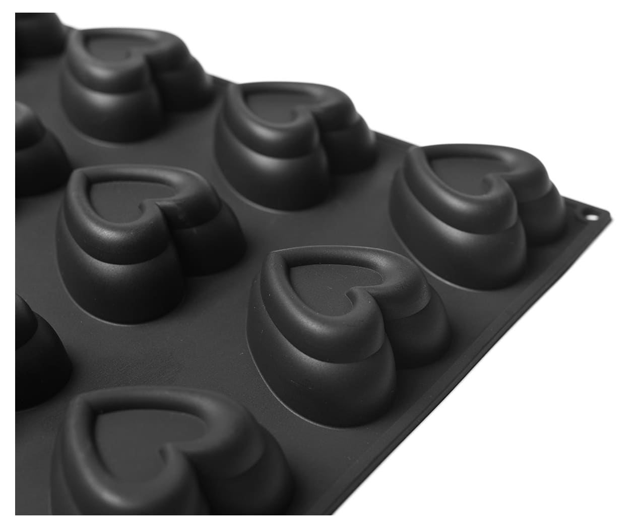 Pavoflex Non-Stick Silicone Mould - 24 Hearts 7.8 x 7.7 x 3.4cm ...