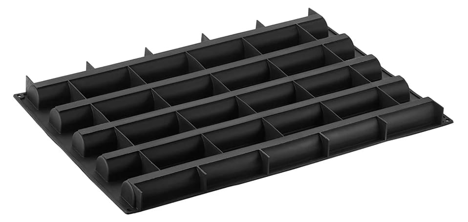Pavoflex Non-Stick Silicone Mould - 5 Yule Logs - 60 x 40cm - Pavoni ...