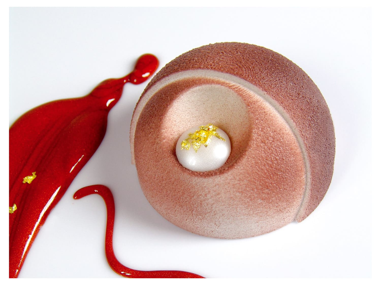 Pavoflex Non-Stick Silicone Mould - 24 Eclipse Rounds Ø 7.2 x ht 4.15cm ...