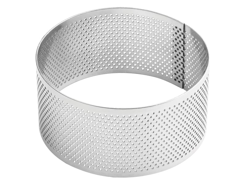 Perforated Baking Ring - for flaky pastry - Ø 9cm x H 4.5cm - Pavoni ...