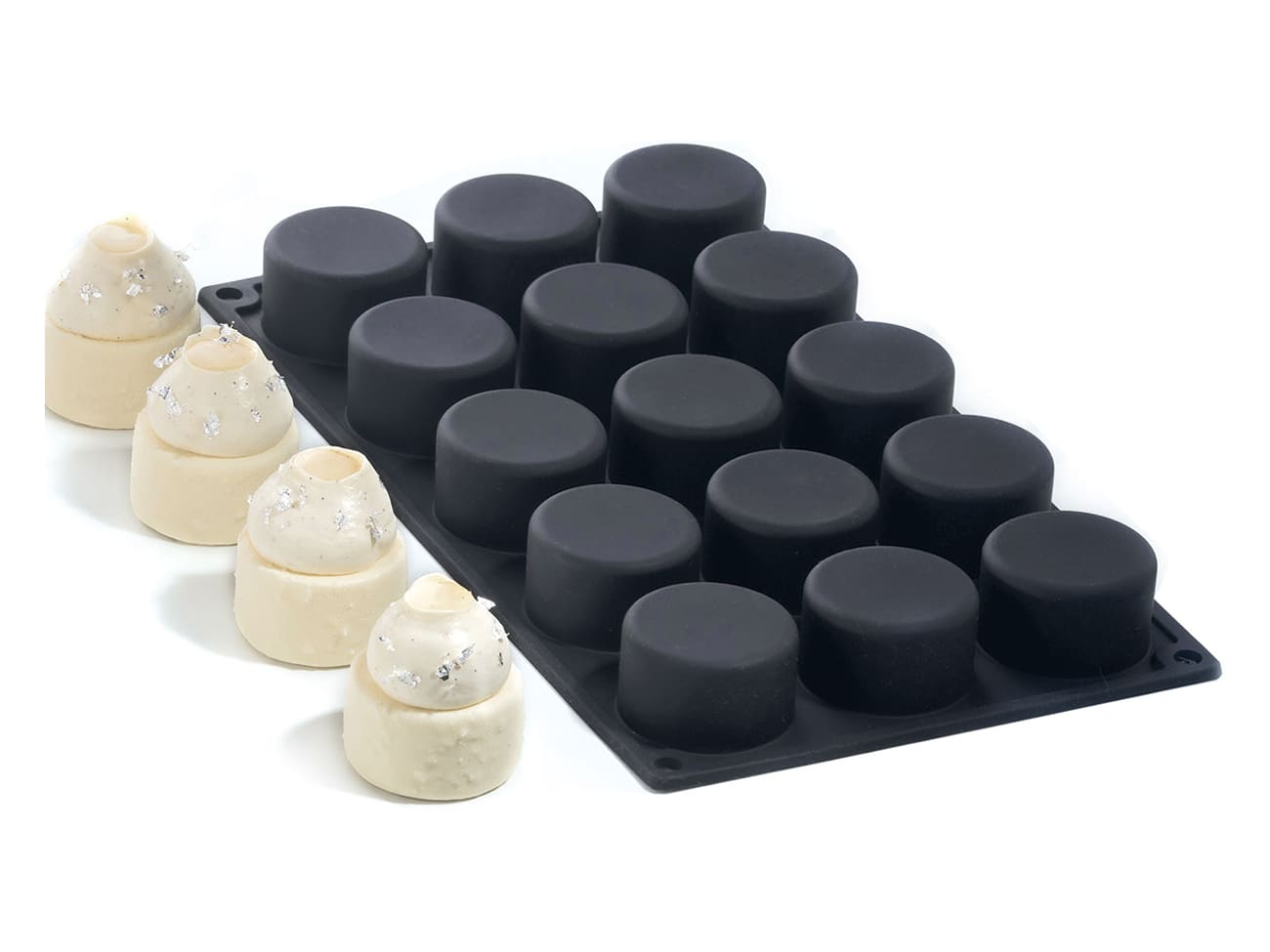 Pastel40time Silicone Mould - 15 cylinders - 30 x 17.5cm - Pavoni ...