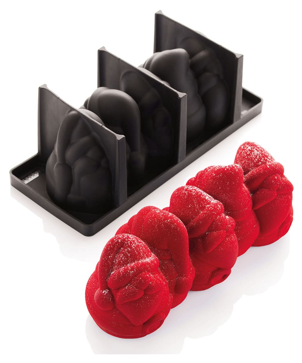 Silicone Yule Log Mould - Santa - 25 x 8 cm - Pavoni - Meilleur du Chef