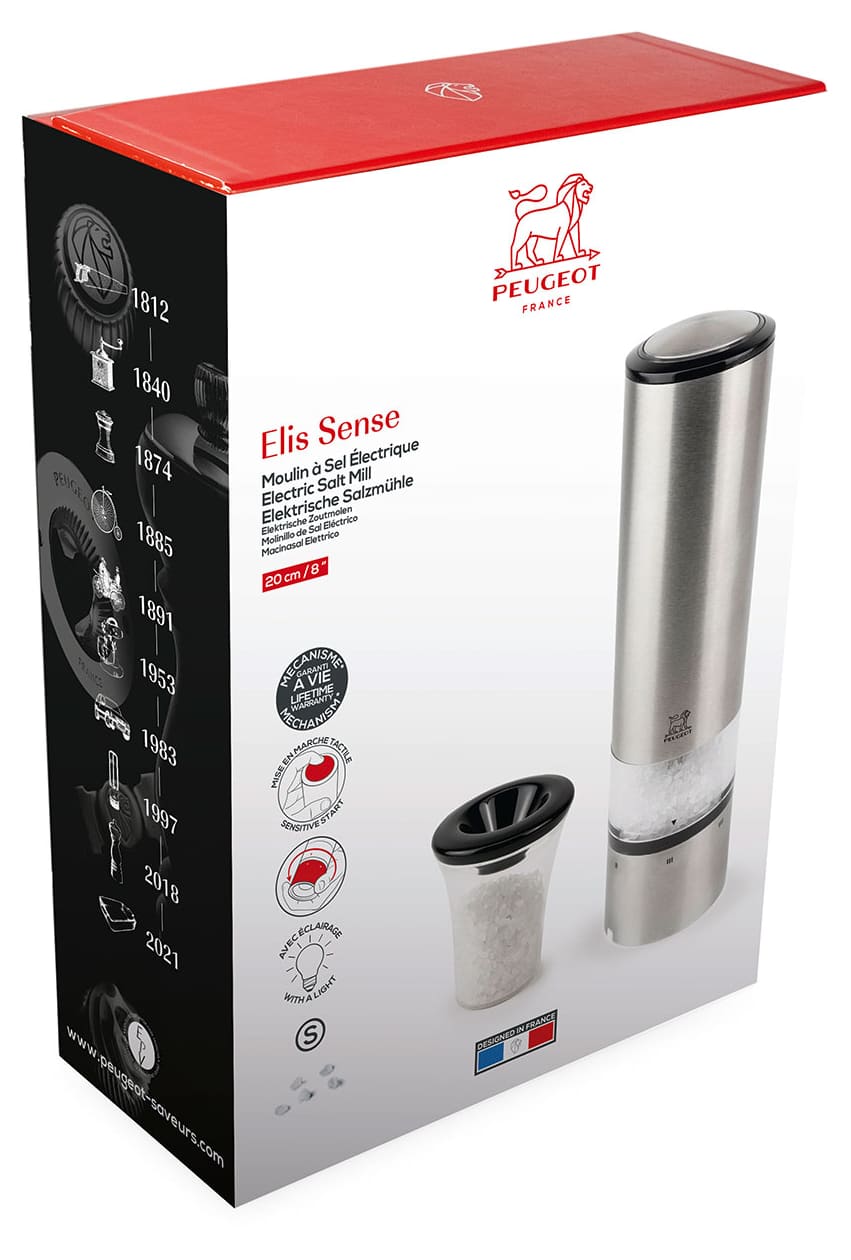 Electric Salt Grinder - Elis Sense - 20cm - Peugeot - Meilleur du Chef