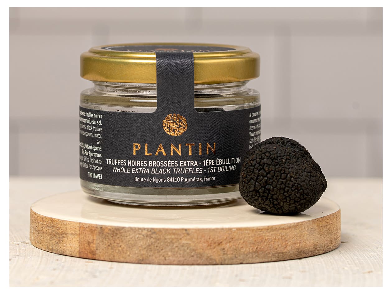 Extra Black Truffles, Brushed - 1st boil - 27.5g - Plantin - Meilleur ...