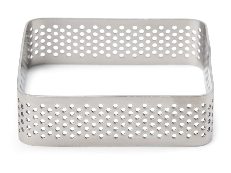 Perforated square tart ring - 7 x 7 x ht 2cm - Patisse - Meilleur du Chef