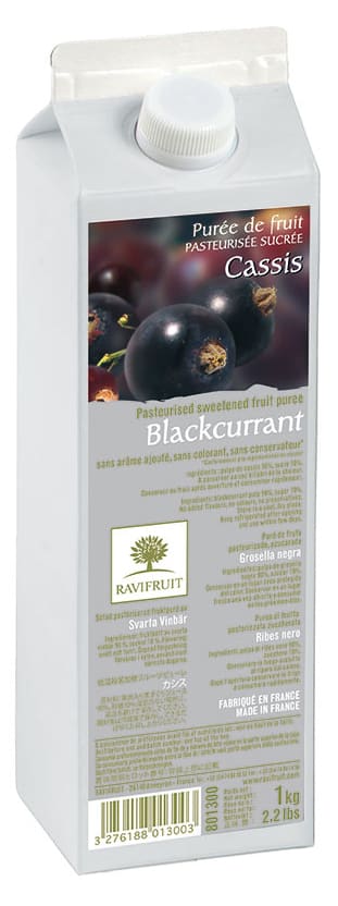 Blackcurrant Puree - 1kg - Ravifruit - Meilleur du Chef