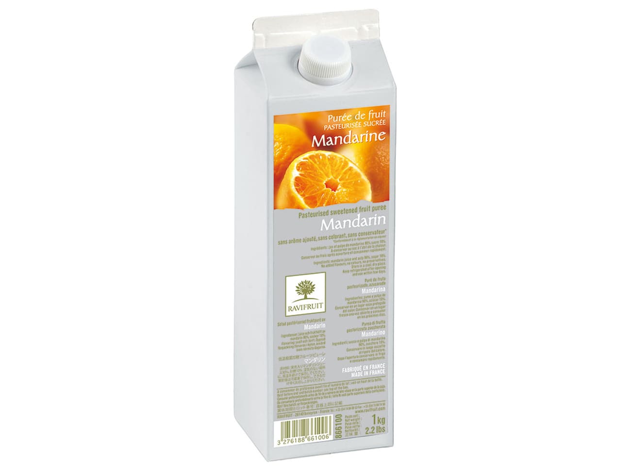 Mandarin Puree - 1kg - Ravifruit - Meilleur du Chef