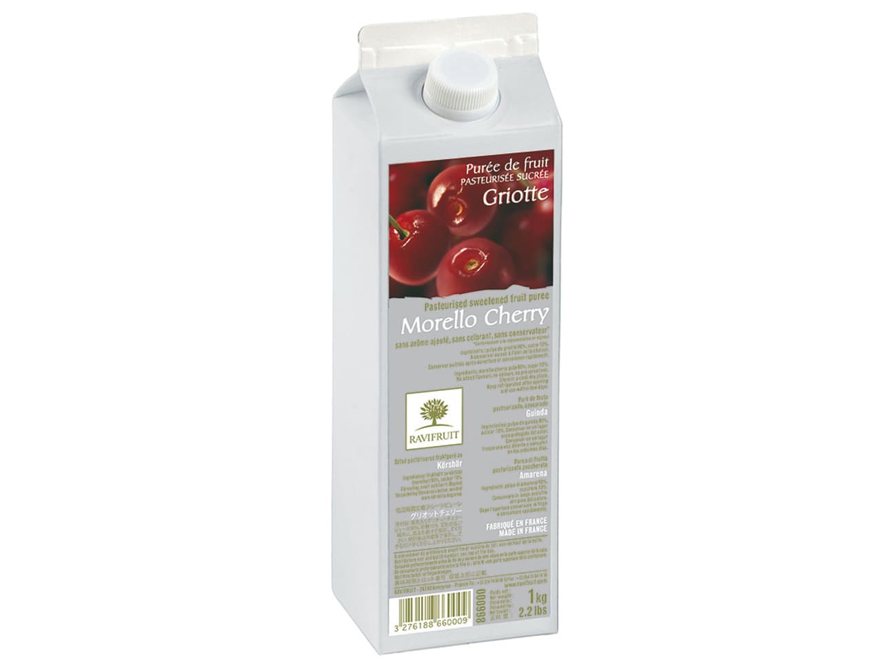 Morello Cherry Puree - 1kg - Ravifruit - Meilleur du Chef