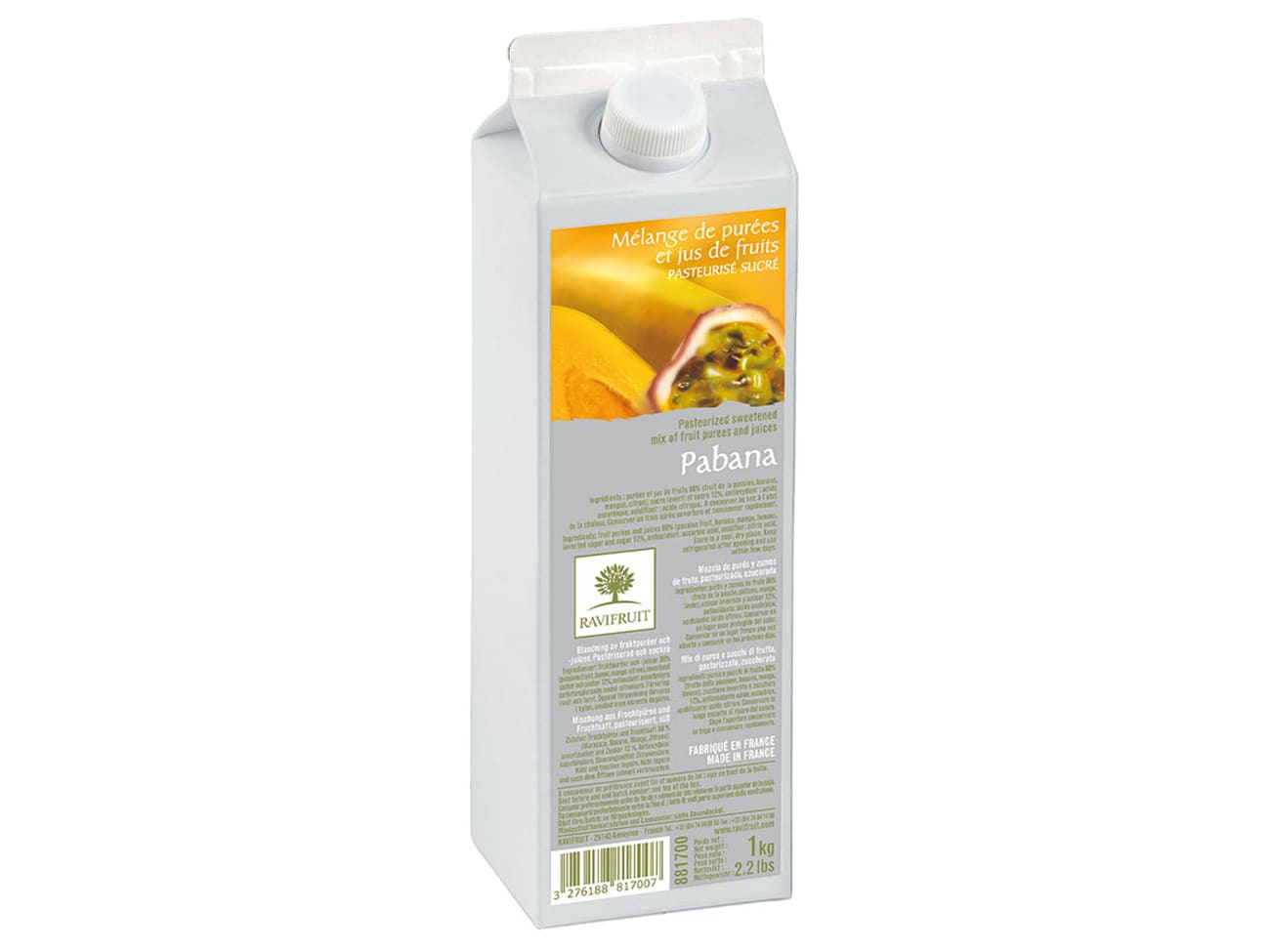 Pabana Exotic Fruit Puree - Exotic fruit - 1kg - Ravifruit - Meilleur ...