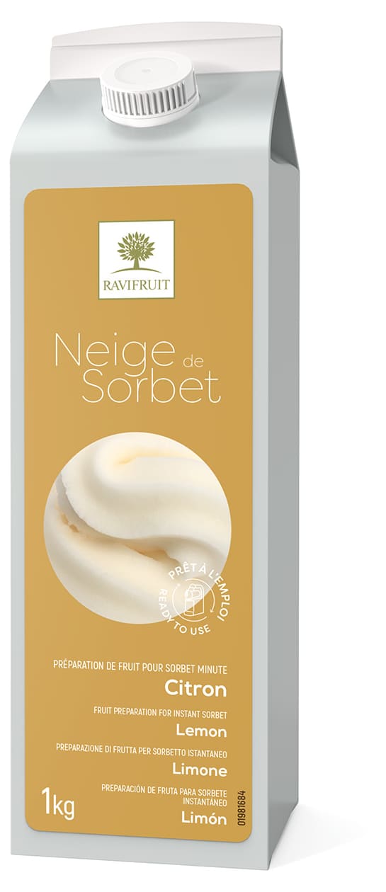 Fruit Preparation for Sorbet Lemon - 1kg - Ravifruit - Meilleur du Chef