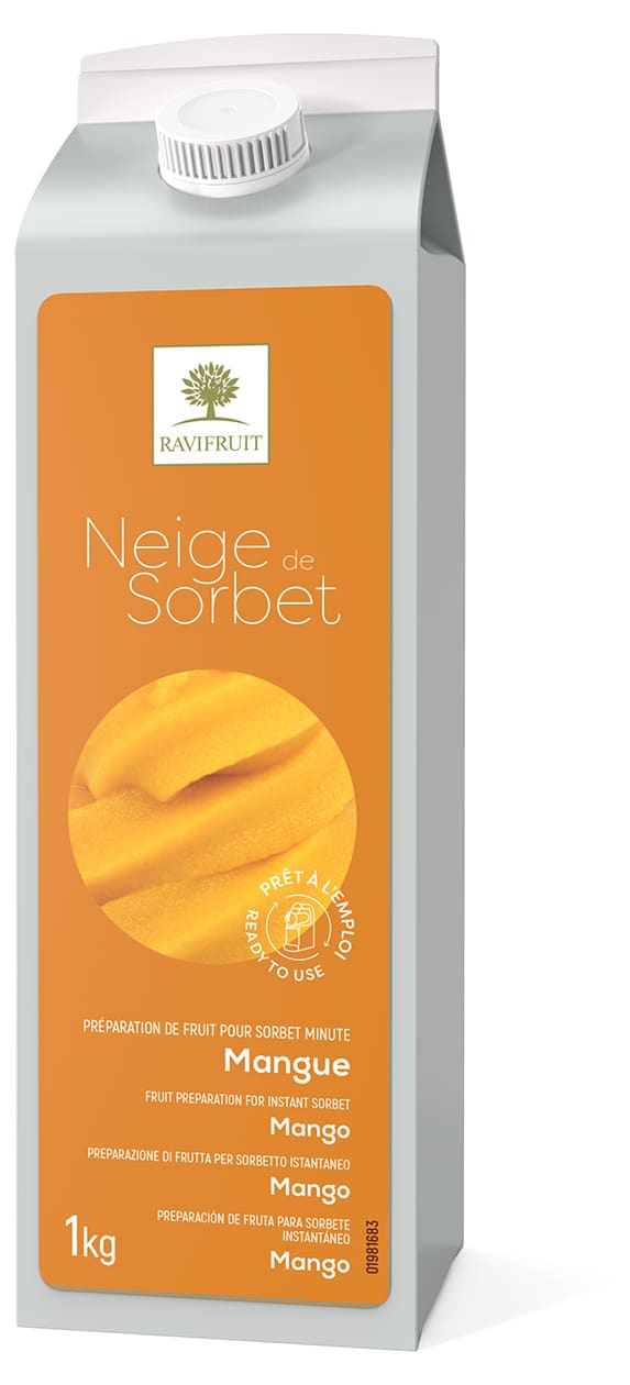 Fruit Preparation for Sorbet Mango - 1kg - Ravifruit - Meilleur du Chef