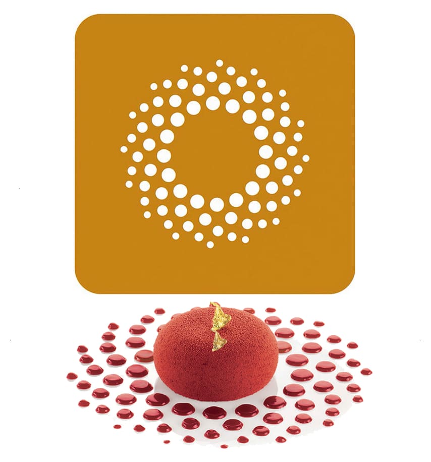 Silicone Chablon Stencil Mat Naturae (x 2) - galaxy pattern - 16 x 16cm ...