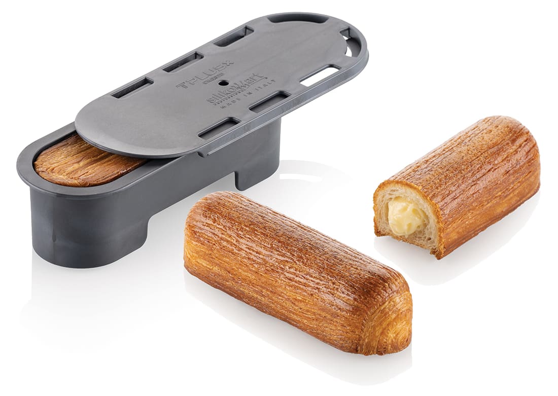 Puff Pastry Mould - Nola - 13 x 4 x H 3,5cm - Silikomart - Meilleur du Chef